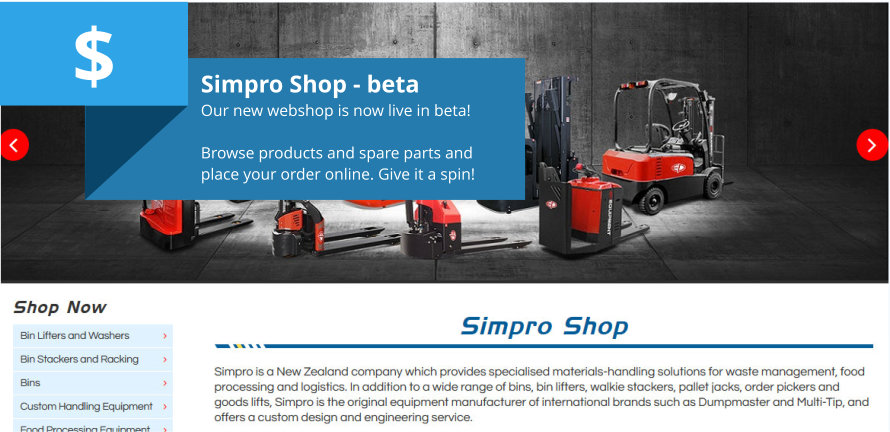 Simpro World - Smart materials handling equipment | Simpro World